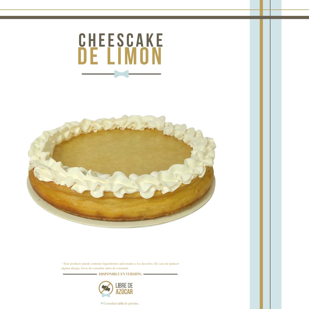 Cheesecake de limón – Ranferi Pastelería